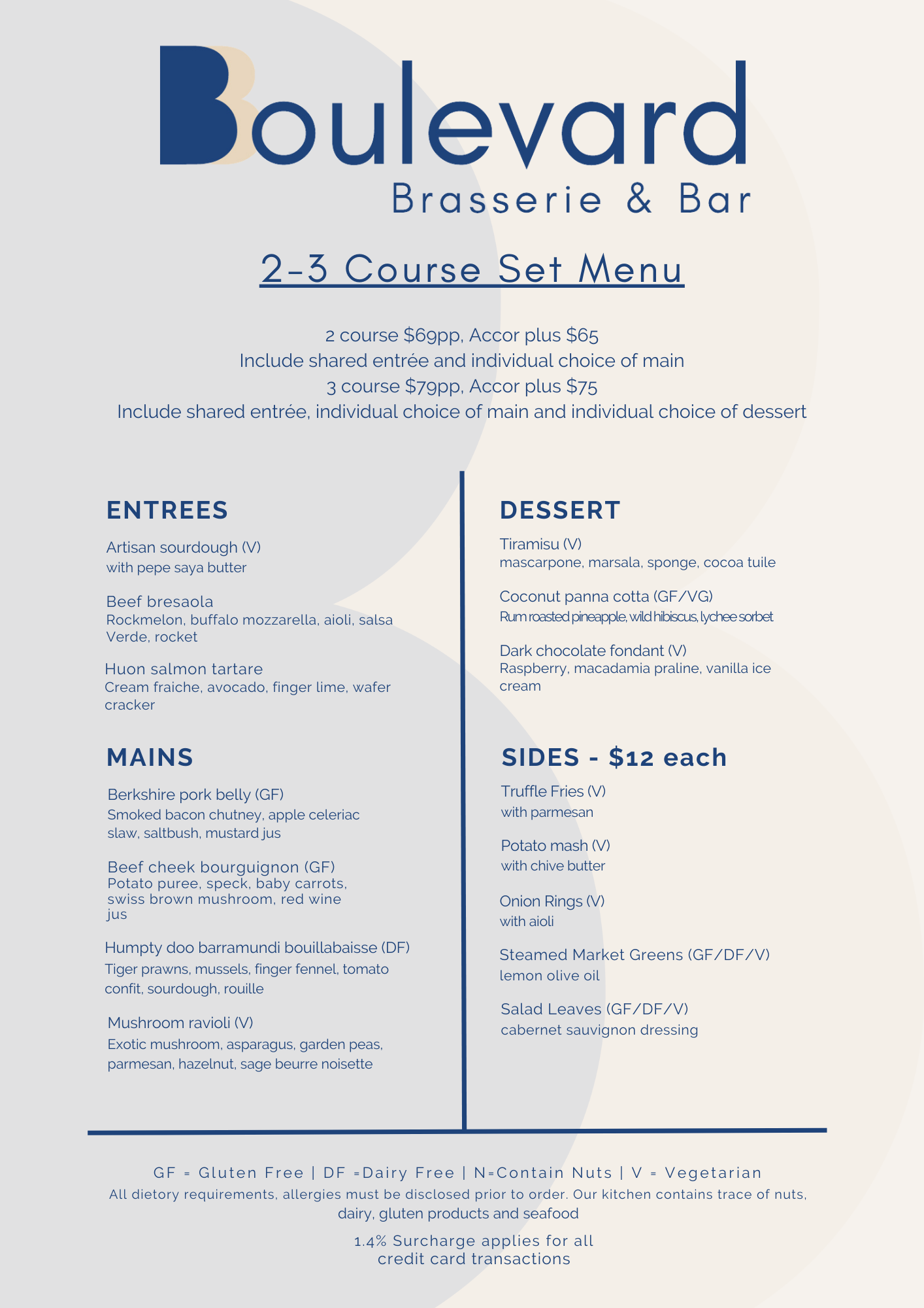 Boulevard Brasserie & Bar | Sydney Olympic Park Restaurant